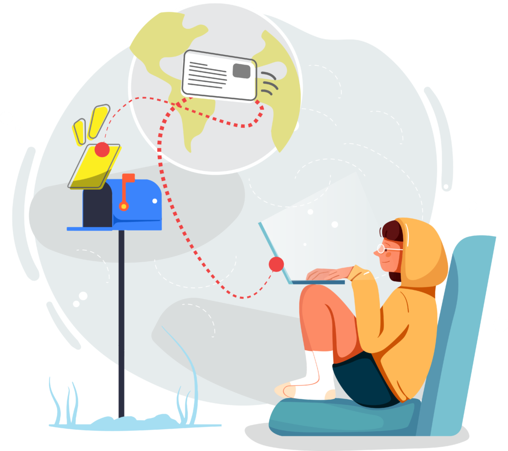 Send a postcard online - The Big Mail Project: We fold, stamp and send