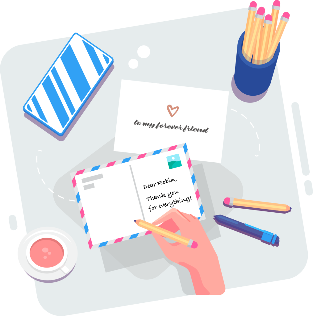 Handwritten cards: Custom handwritten cards service - Printed and Mailed